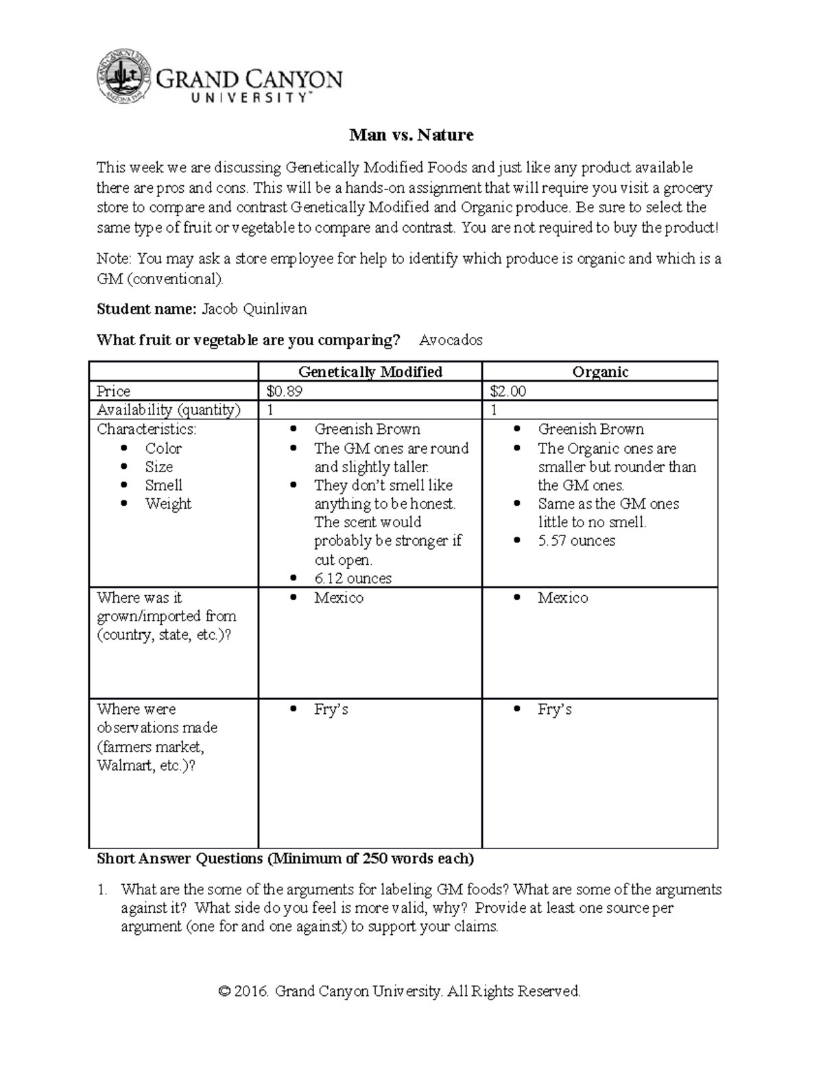 Man Vs Nature - easy assignment - Man vs. Nature This week we are ...