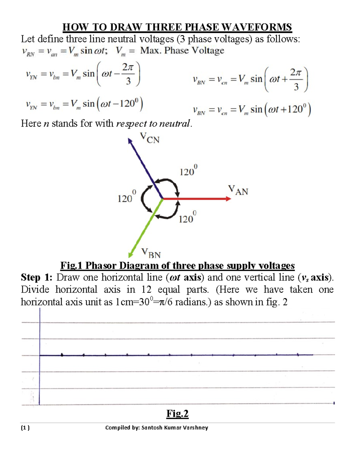 How to Draw Three Phase Waveforms for EEE 101 - Studocu