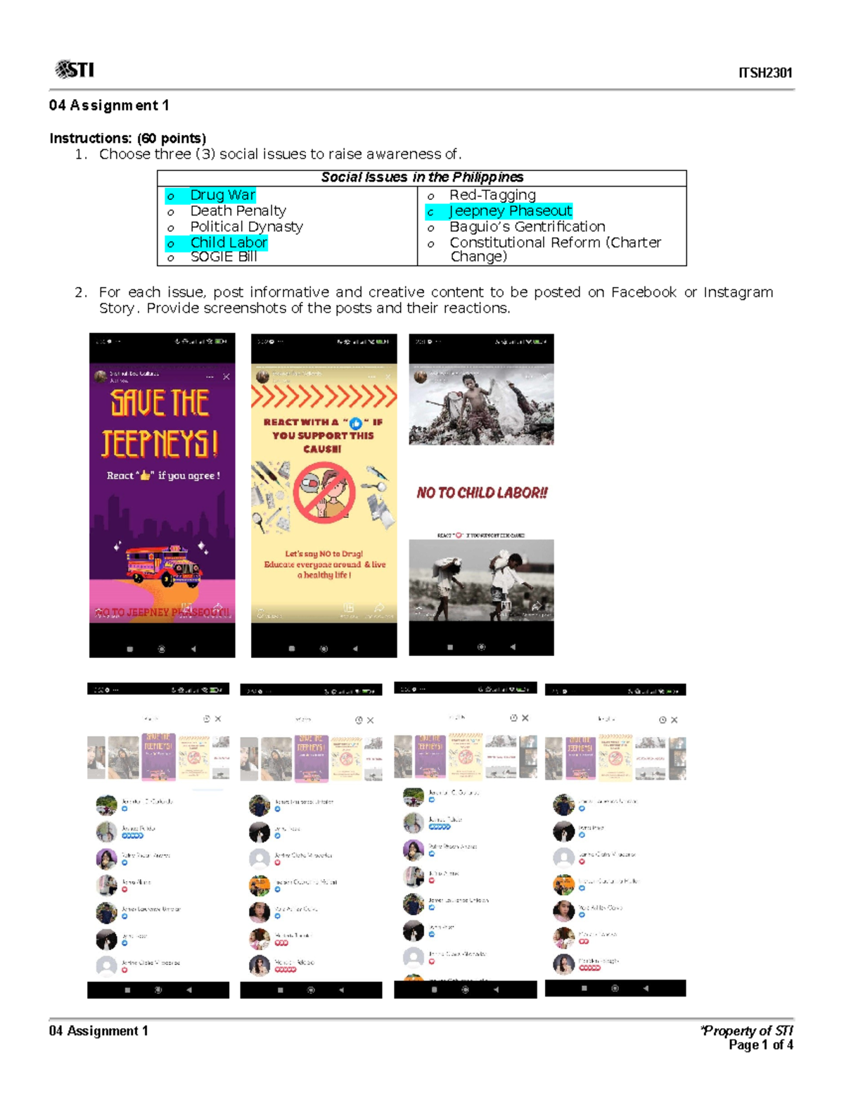 04 Assignment 1 04 Assignment 1 Property Of Sti 04 Assignment 1