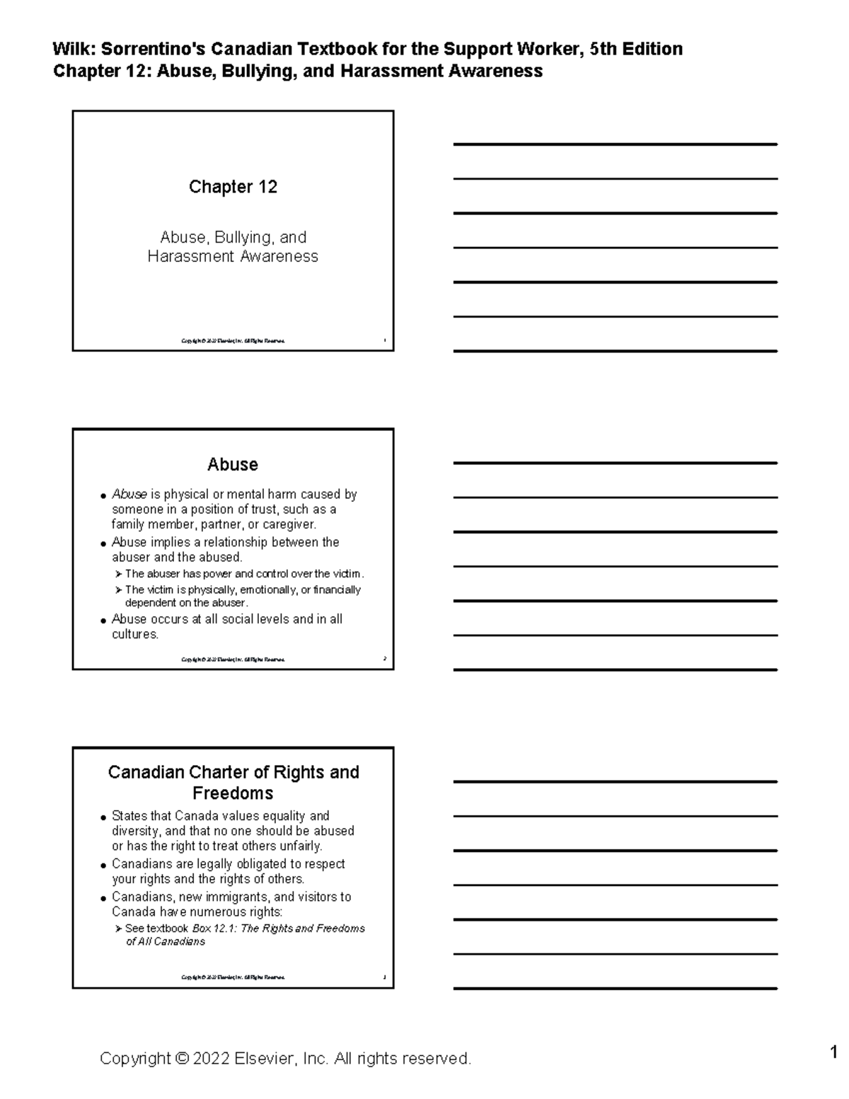 Chapter 12: Understanding Abuse, Bullying, and Harassment Awareness ...