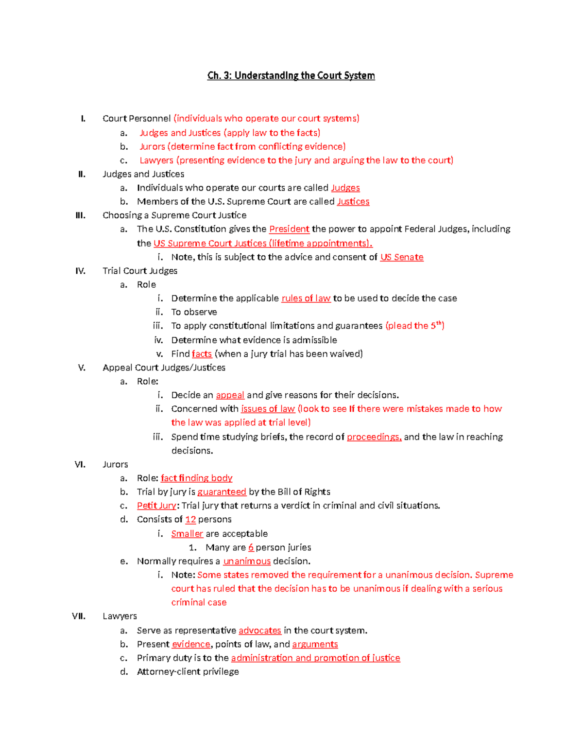 Ch. 3: Understanding the Court System - Roles, Jurisdictions ...