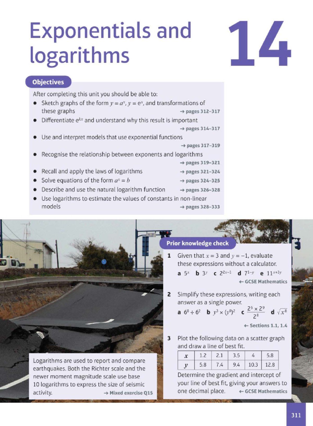 Chapter 14 - Exponentials and Logarithms: Key Concepts and Applications ...