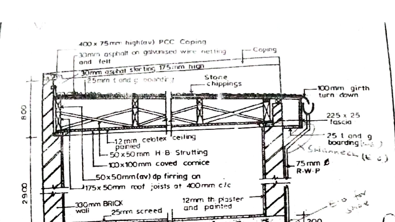 Taking Off Quantities for Flat Roof Construction (Course Code: 8670 ...