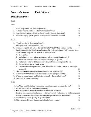 Intensiewe-vorm - A list of intensive form words in Afrikaans - - Studocu