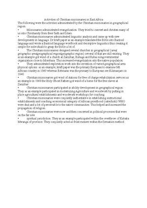 History KCSE PP1 Topical Questions from 1996-2022 - HISTORY TOPICAL K.C ...