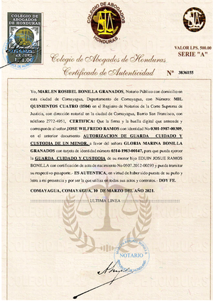 Papel Especial EL QUE ES - Derecho Notarial - CORTE SUPREMA DE JUSTICIA REPUBLICA DE HONDURAS. C ...