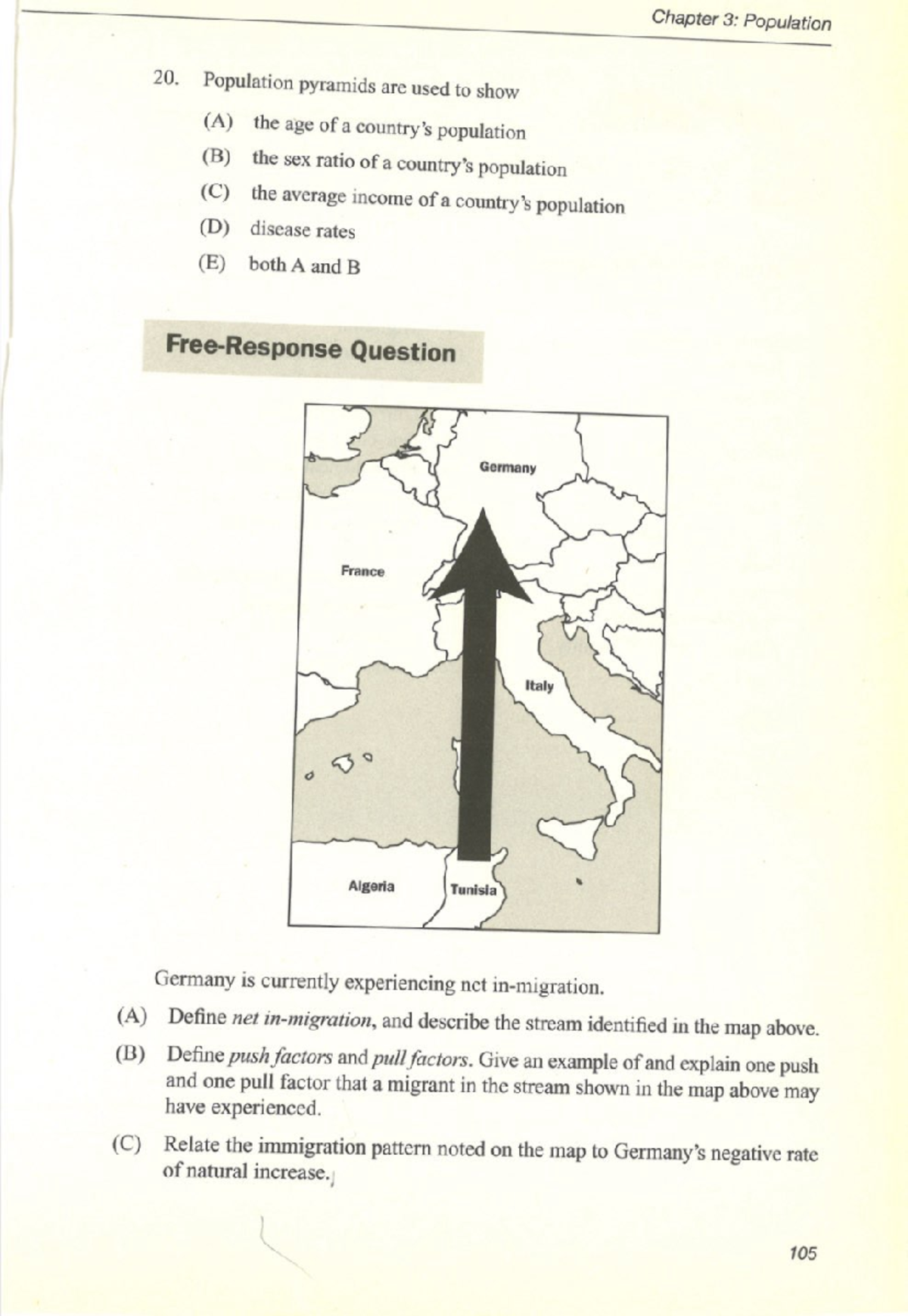 AP Human Geography Chapter 3: Population Insights and Analysis - Studocu
