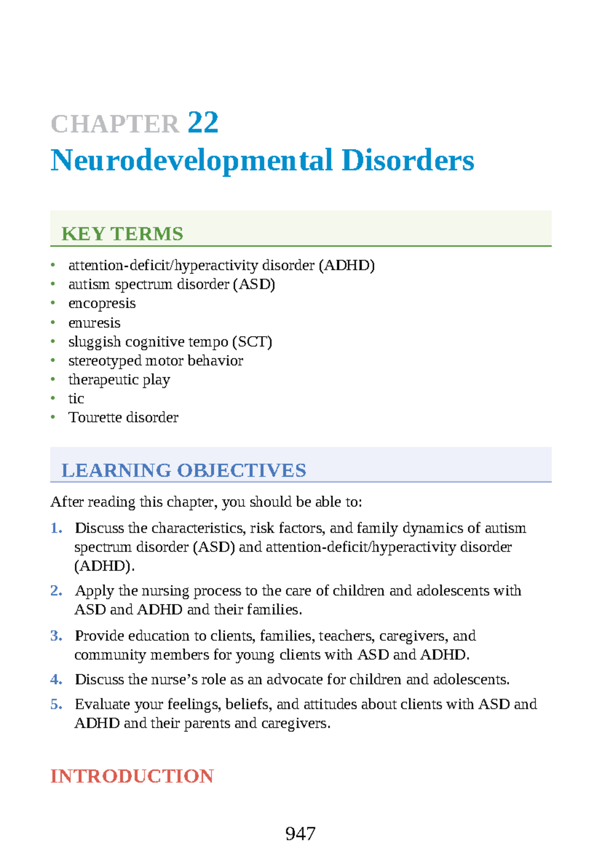 Chapter 22: Neurodevelopmental Disorders in Psychiatry - Studocu