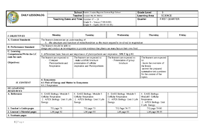 Periodic Table - LESSON PLAN IN SCIENCE 8 - DETAILED SCIENCE LESSON ...
