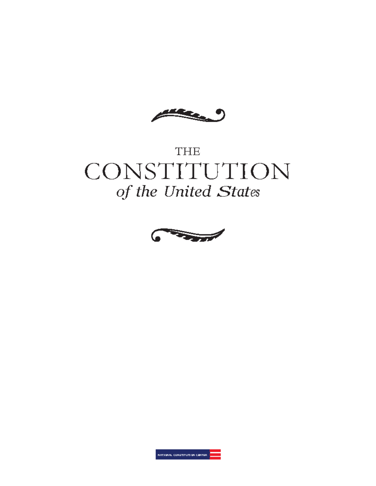 Constitution of the United States: Full Text & Amendments (NCC) - Studocu