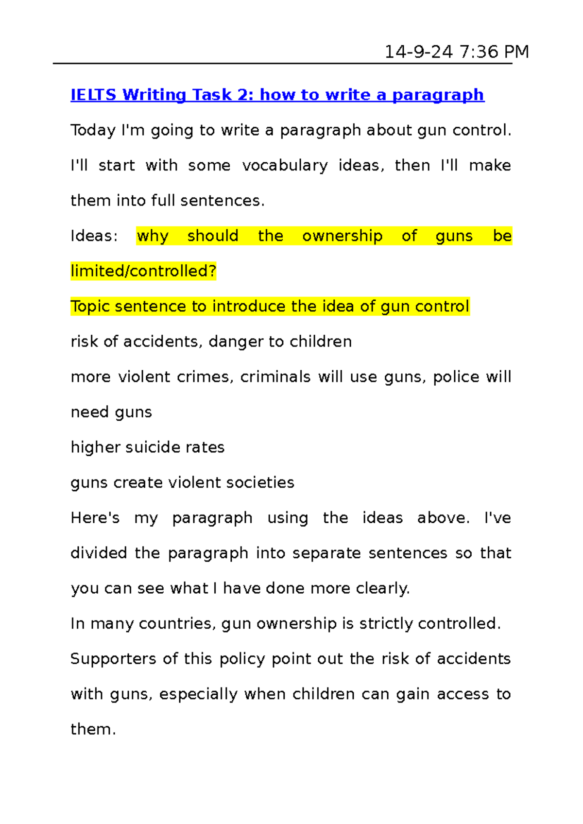 IELTS Writing Task 2: Gun Control and Cultural Globalization Insights ...