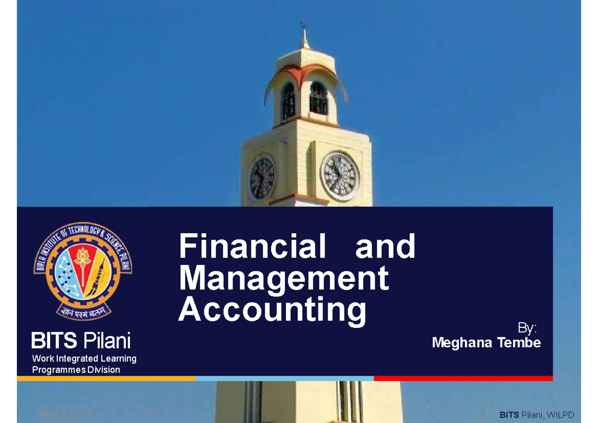 FMA Session 3 06 - online lecture note - BITS Pilani Work Integrated ...