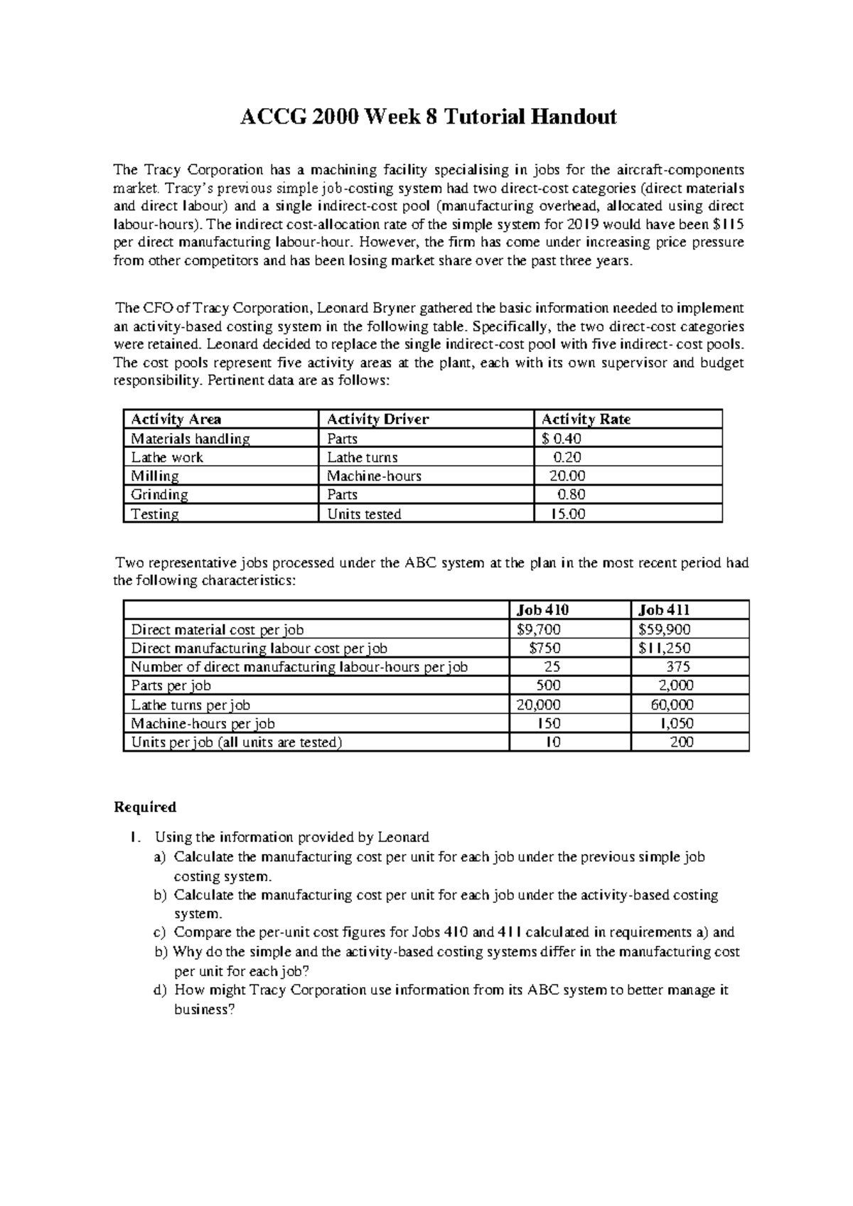 0ec2c4286a21bd673f6fe826d7ec02555 fe712e3 - ACCG 2000 Week 8 Tutorial Handout The Tracy ...