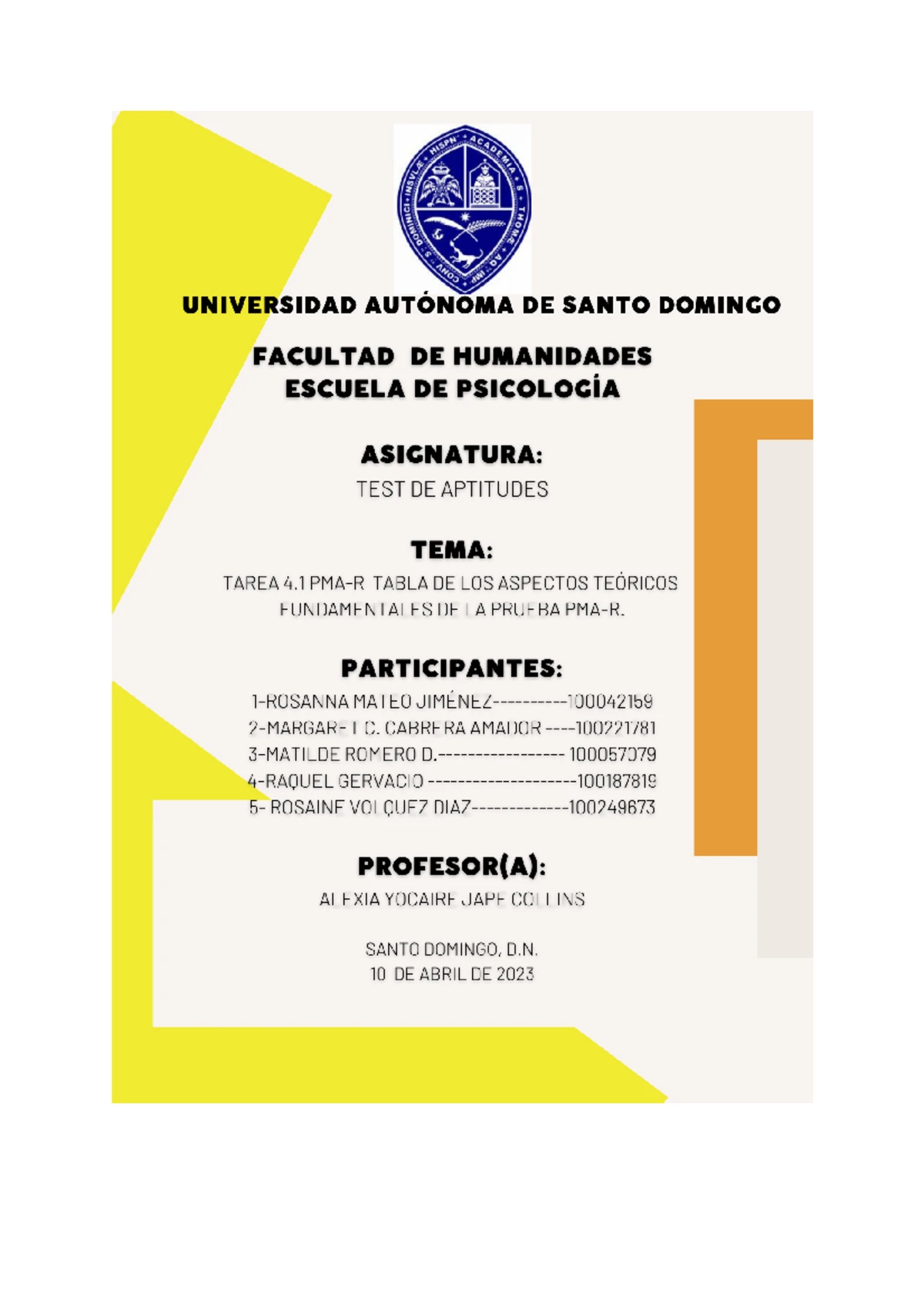 TRDA - Guía sobre el Test de Razonamiento Diferencial Aplicado - Studocu