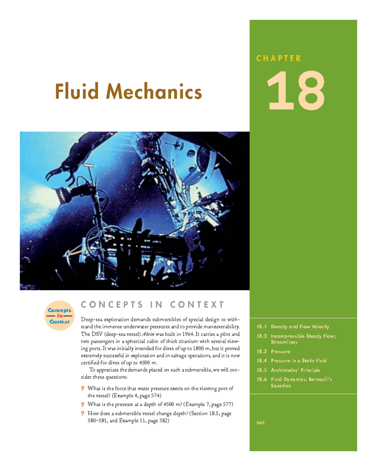 Fluid Dynamics & Bernoulli's Principle Concepts (PHYS-291) - Studocu