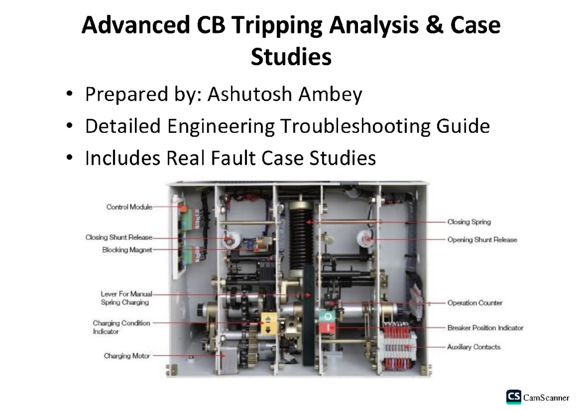 Advanced CB Tripping Analysis & Case Studies (ENGR 101) - Studocu