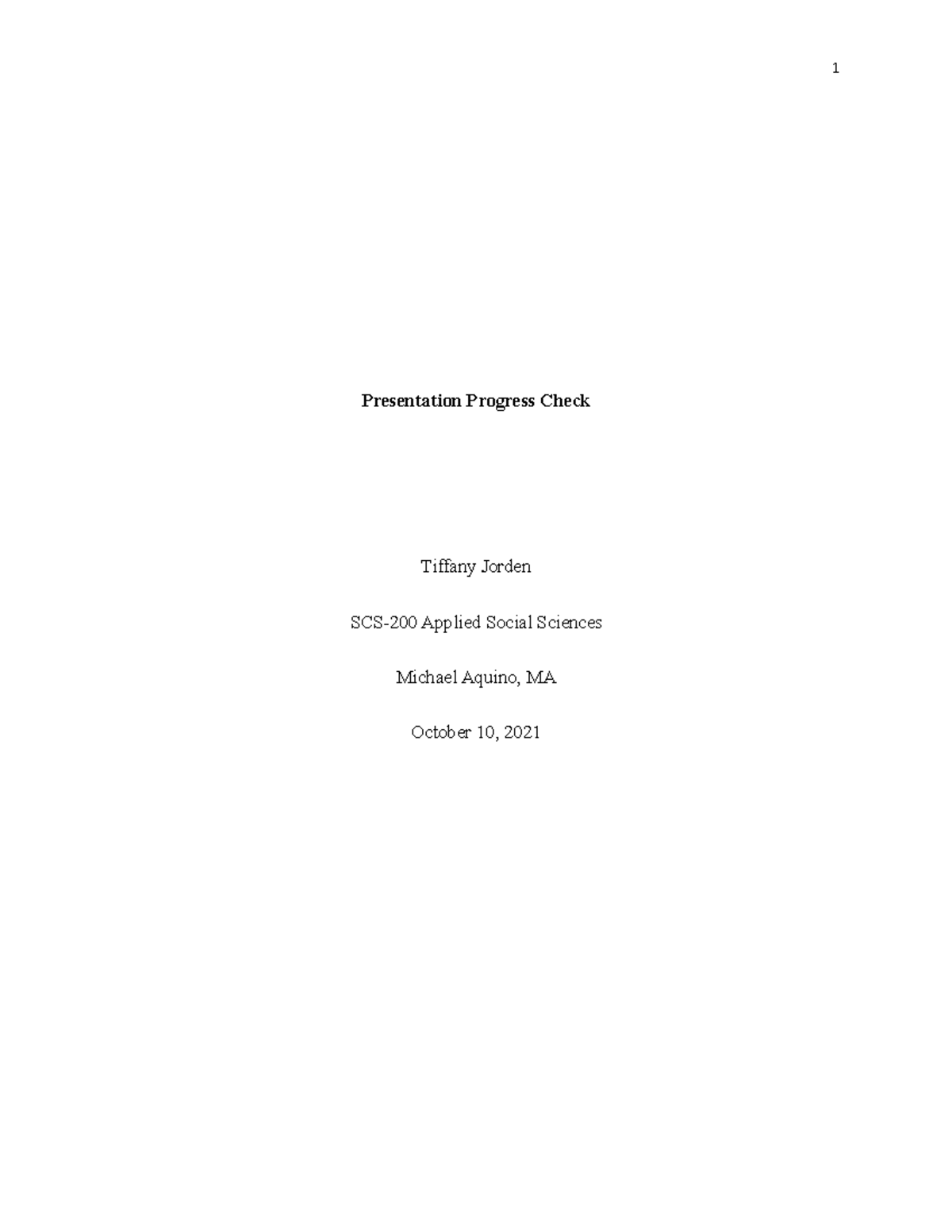 ASSC 301: Module 6 Presentation Progress Check on Healthcare Access ...