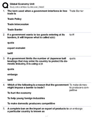Econ- The Global Economy - Study online at quizlet/_2d0g2q When a ...