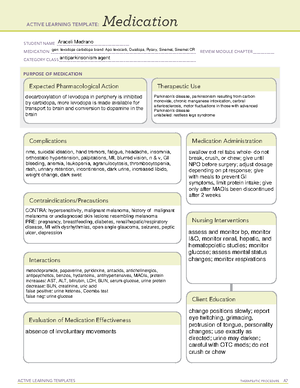 Sumatriptan ATI Medication Learning Template - ACTIVE LEARNING ...