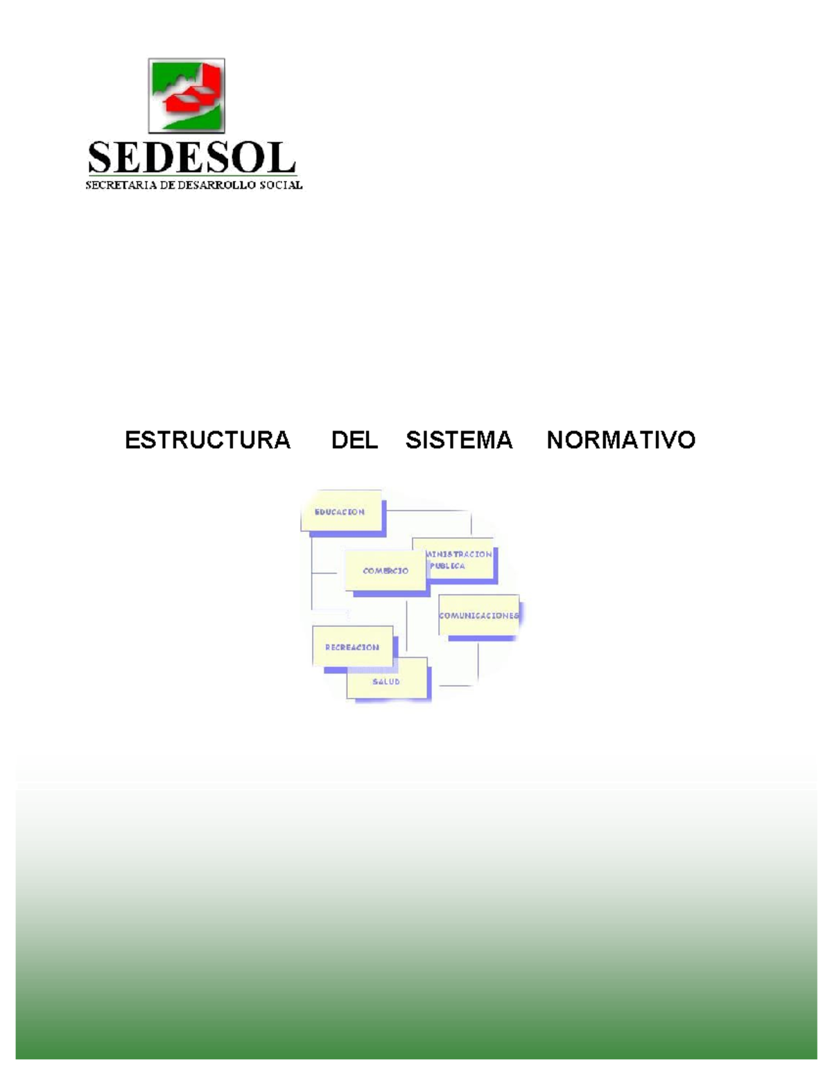 normativa de la sedesol para equipamiento urbano - ESTRUCTURA DEL SISTEMA NORMATIVO ESTRUCTURA ...