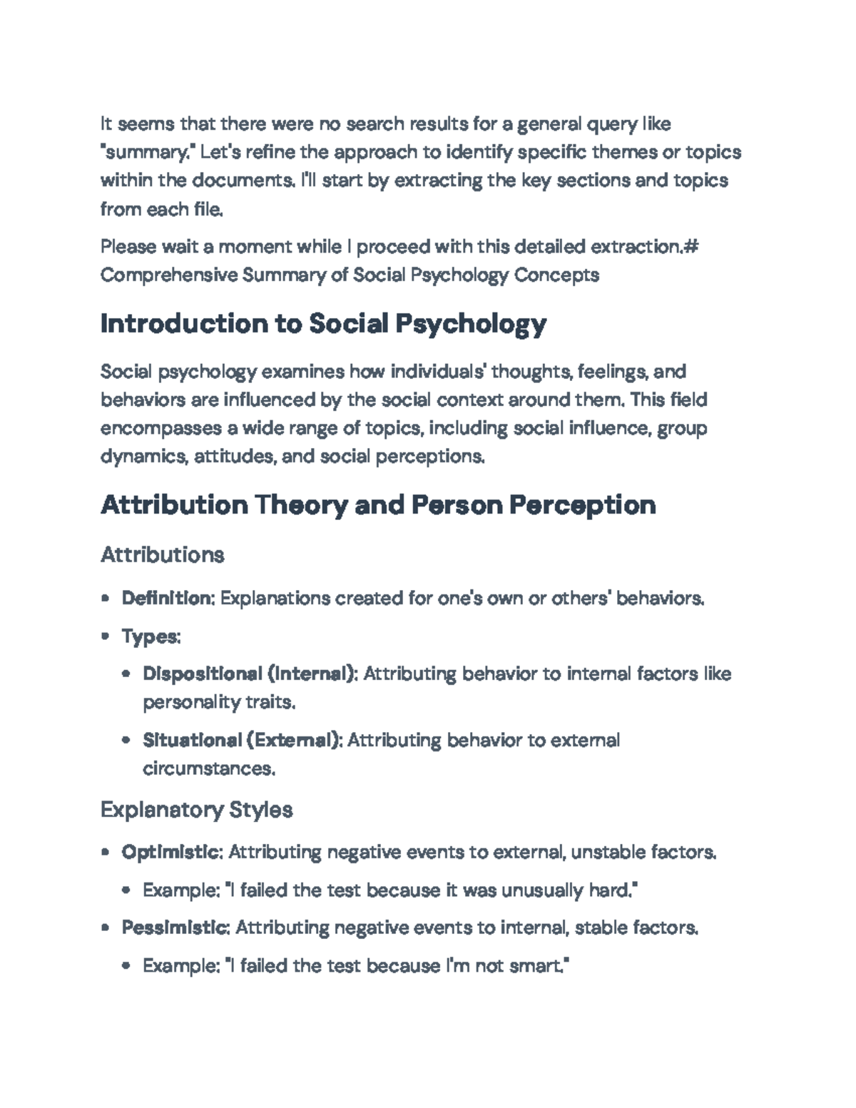 Comprehensive Overview of Social Psychology Concepts and Theories - It ...