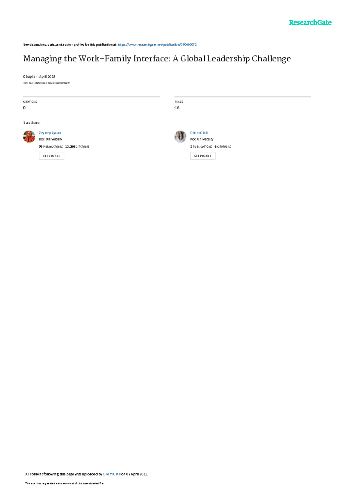 Managing the Interface: A Global Leadership Challenge - Chapter ...