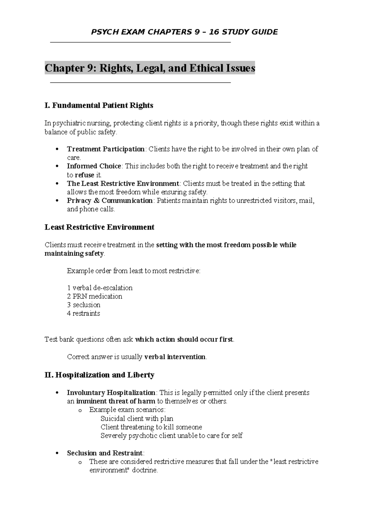 PSYCH 101 FINAL EXAM STUDY GUIDE: CHAPTERS 9-16 OVERVIEW - Studocu