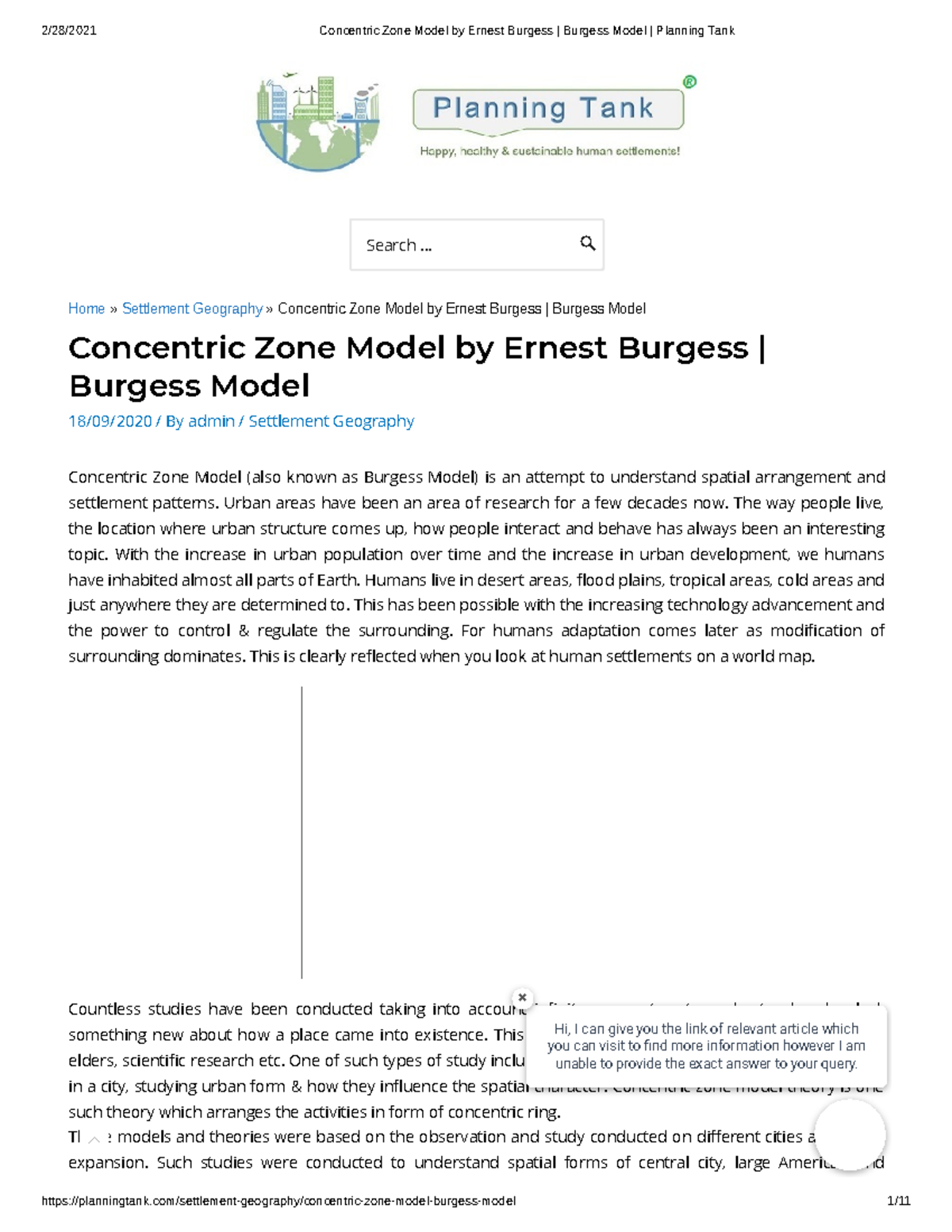 Understanding the Concentric Zone Model (Burgess Model) in Urban ...