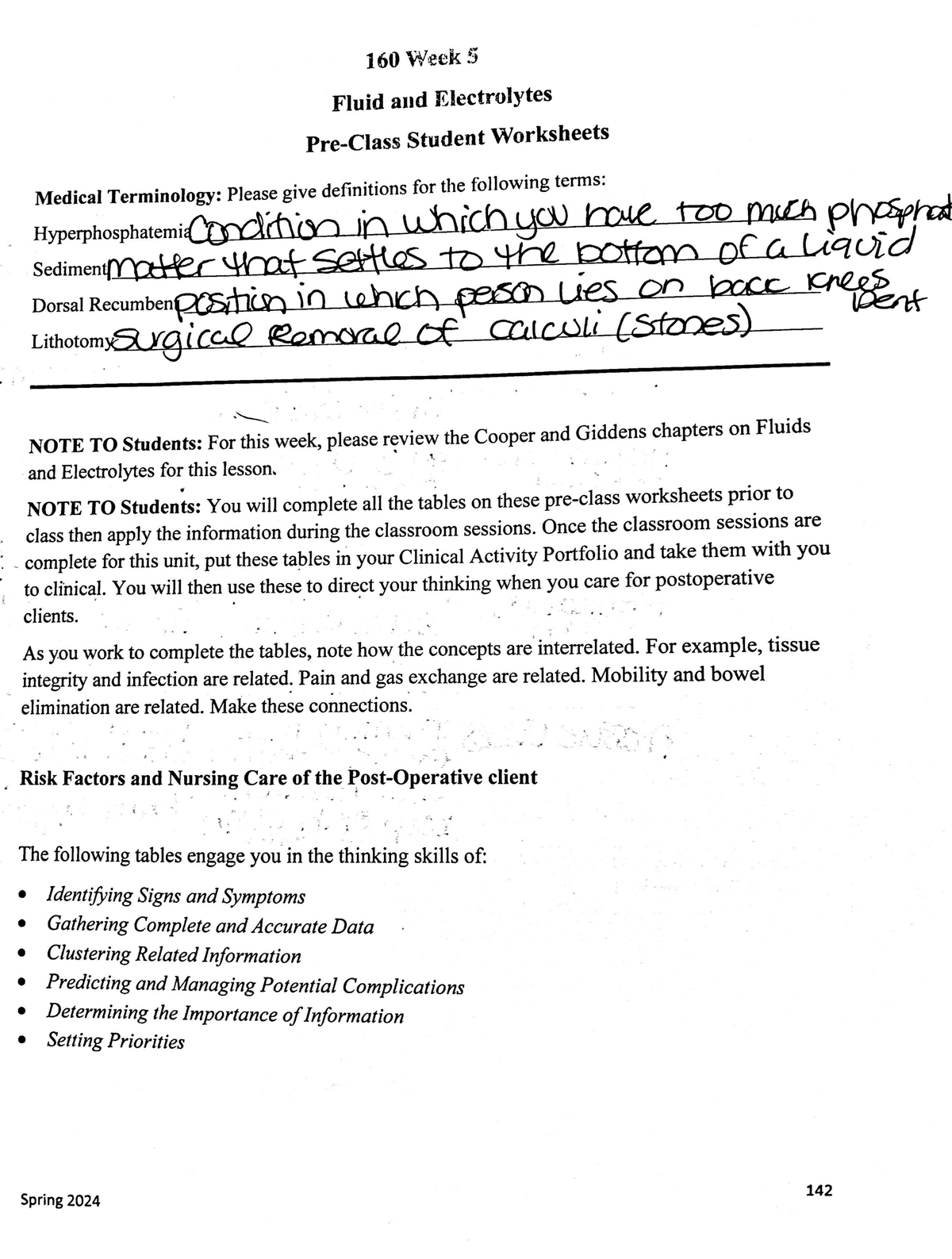 160 Week 5 - Pre-Class Assignments Overview - Studocu