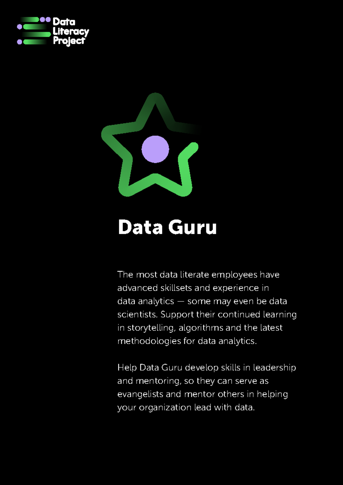 Data Guru Learning Pathway - Data Literacy Project - The most data ...