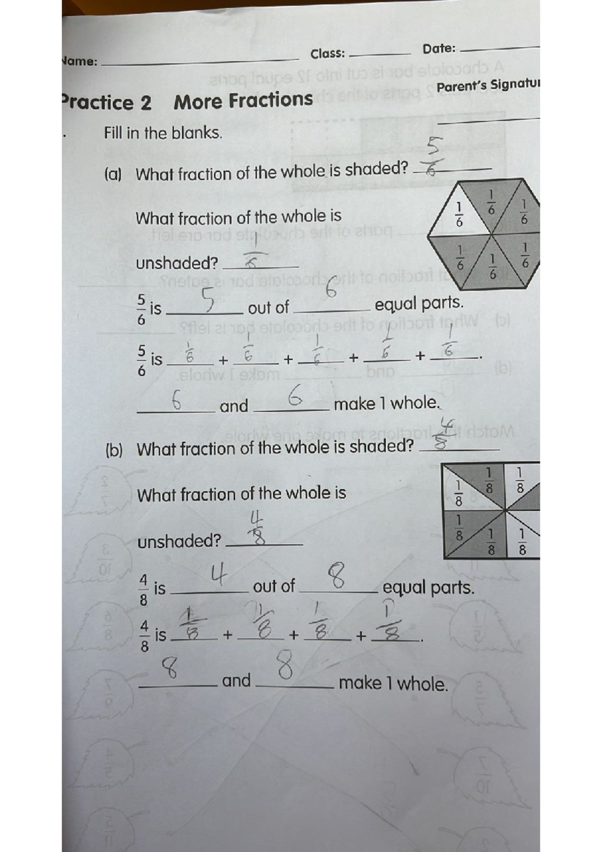 Math Homework: Fractions Practice 2 (Course Code: MATH101) - Studocu