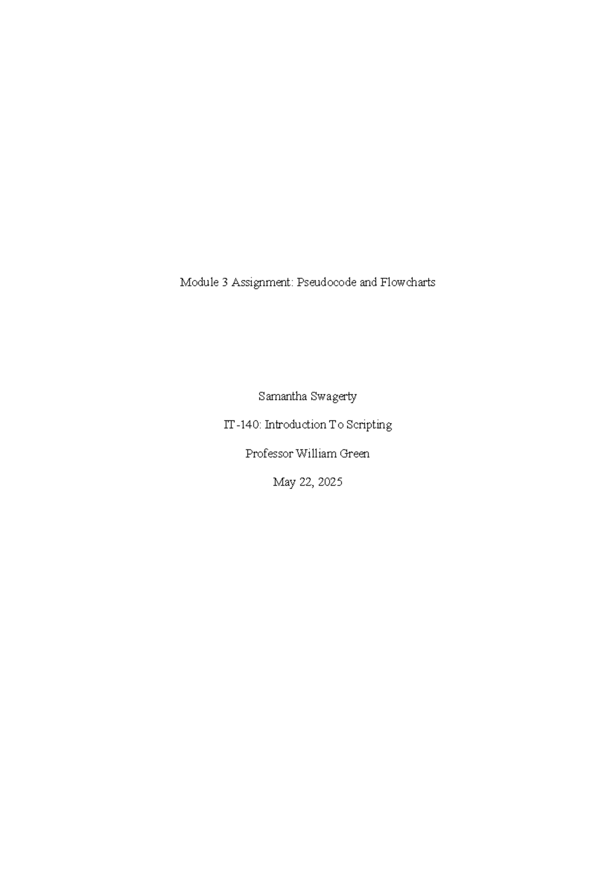 Module 3 Assignment: Pseudocode & Flowcharts for Paycheck Calculation ...