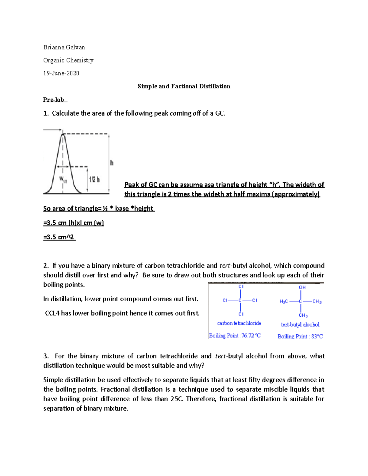 Experiment #5: Simple & Fractional Distillation Techniques in OChem ...