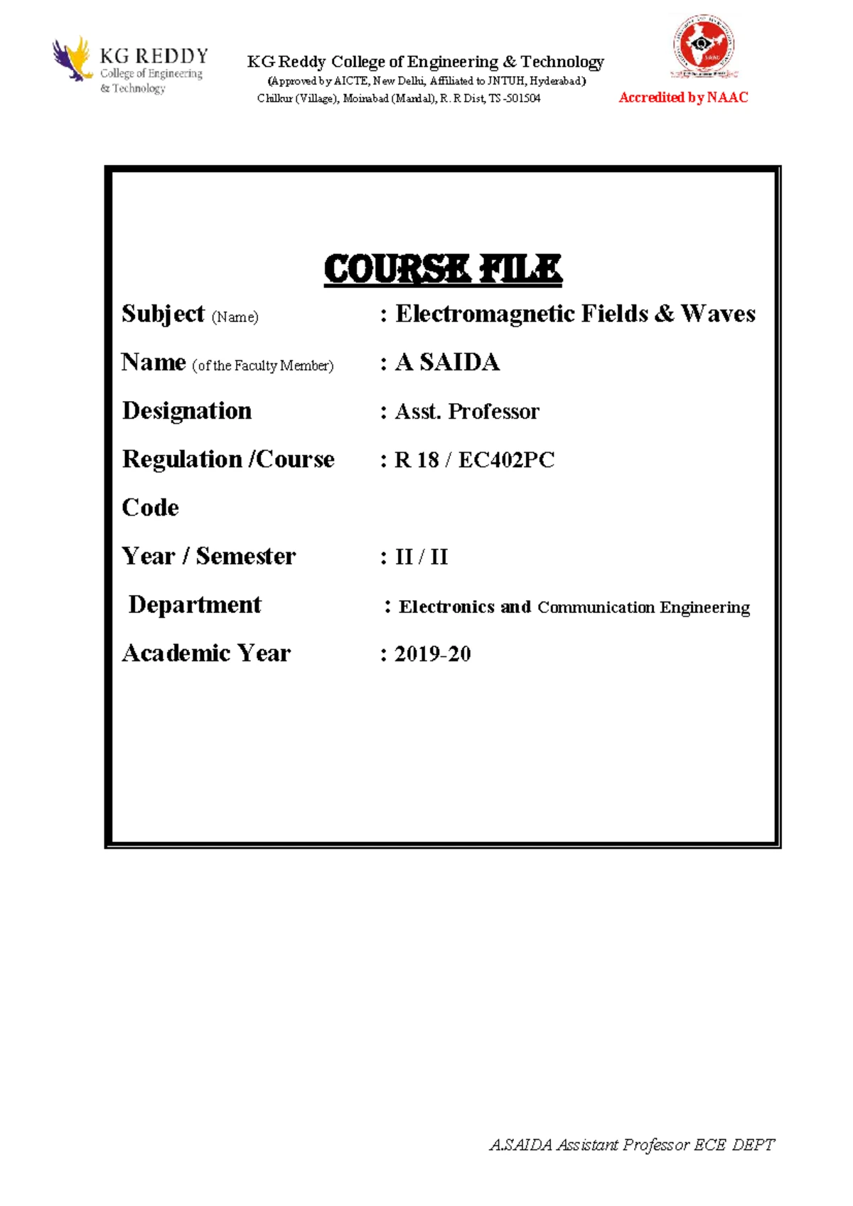 O.C.C Characteristics of DC Separately Excited Generator (EE101) - Studocu