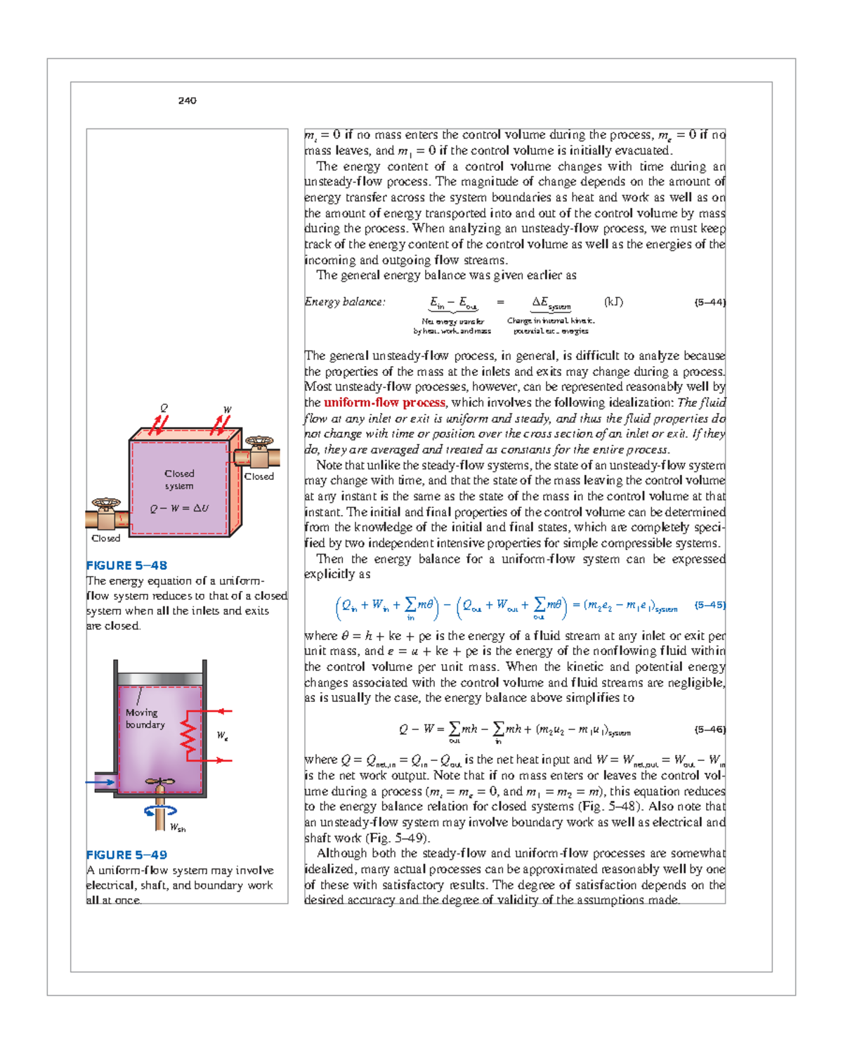 Final Exam: 240 MASS AND ENERGY ANALYSIS in Thermodynamics Cengel - Studocu