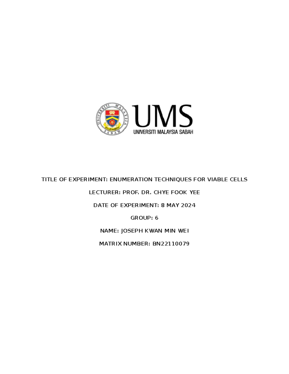 LAB Microbio 2: Viable Cell Enumeration Techniques Using CFU Methods ...