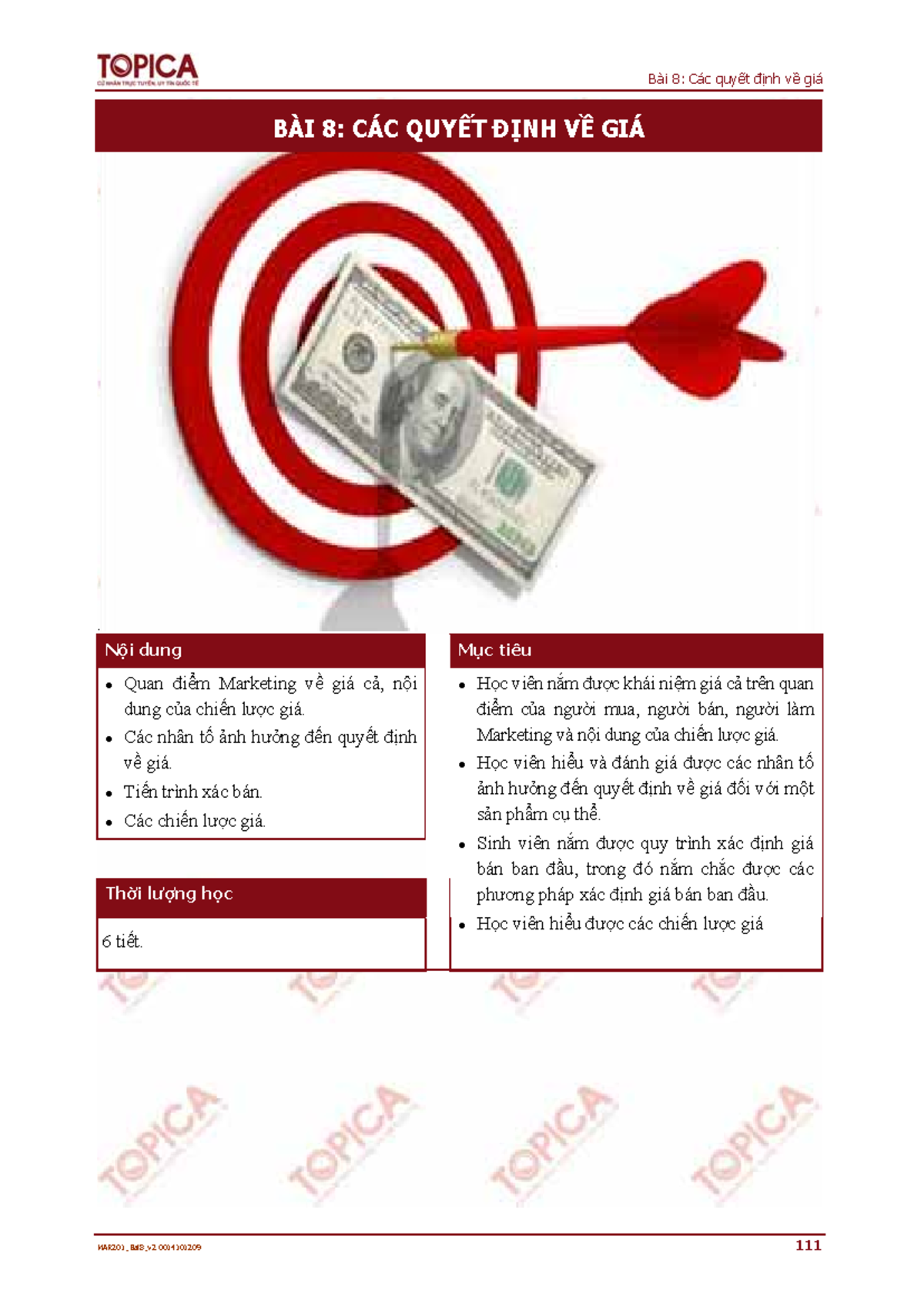 11 MAR201 Bai8 v2 - dsdsdsdsds - . Nội dung Mục tiêu Quan điểm ...