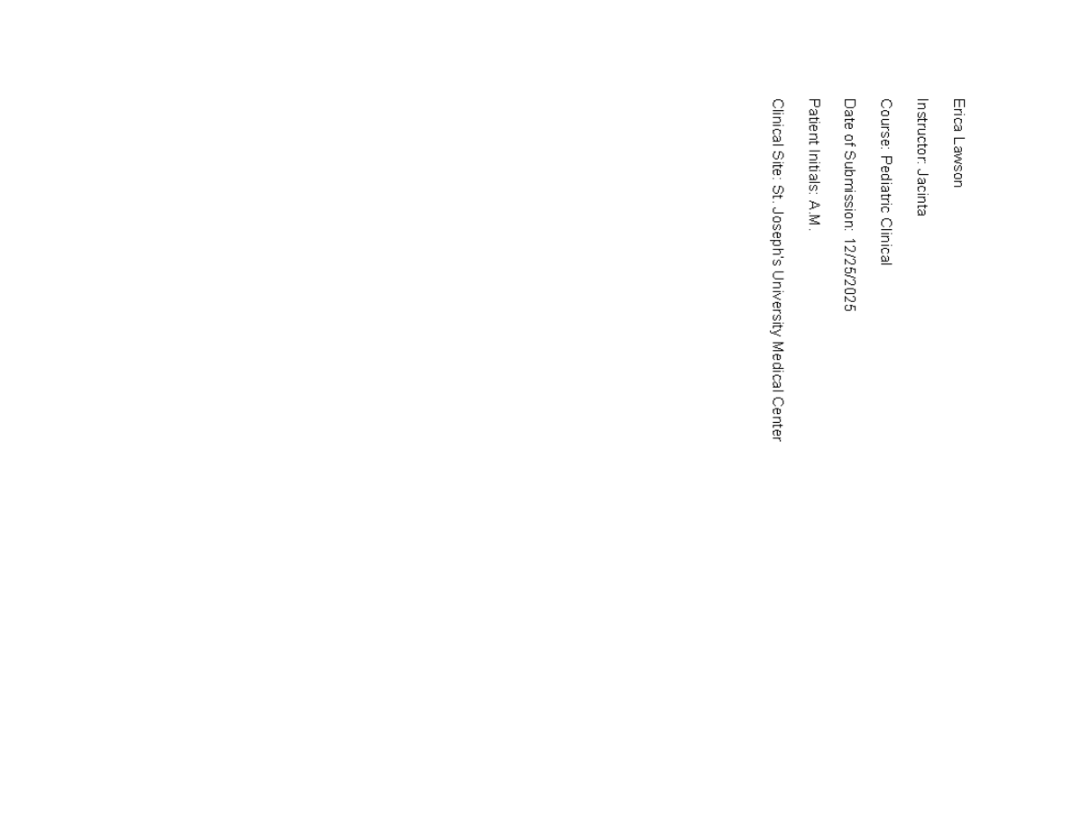 Pediatric Clinical Case Study: Ovarian Cyst Management (EIC) - Studocu