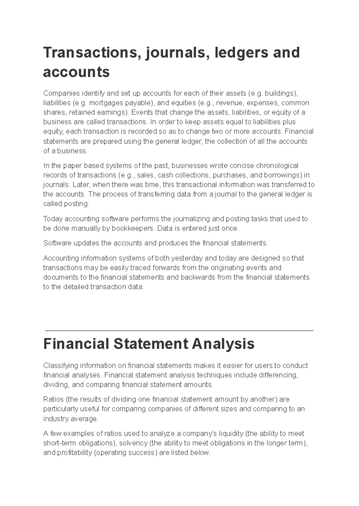 Acct1220 #3 - Lecture on Transactions, Journals, and Financial ...