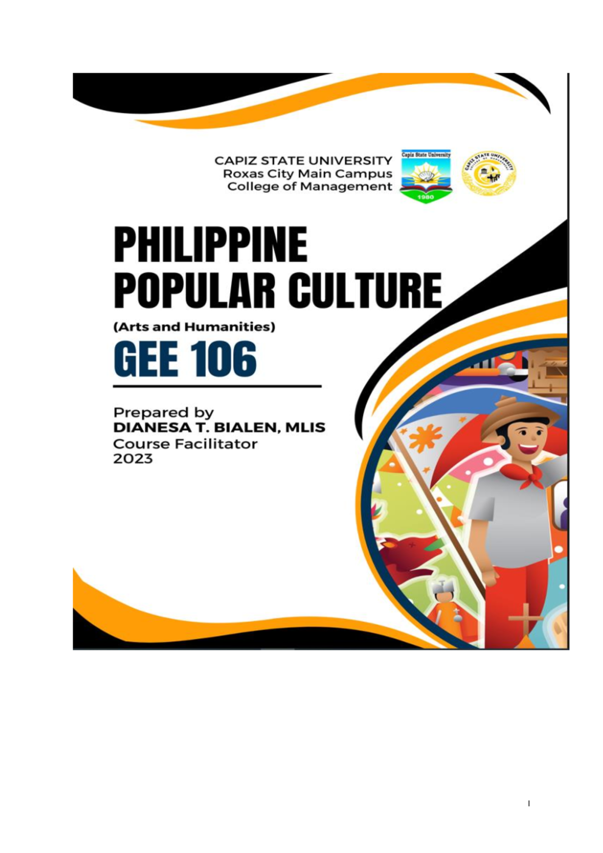 4-PHIL.-POP. Culture: Exploring Philippine Popular Culture Module - Studocu