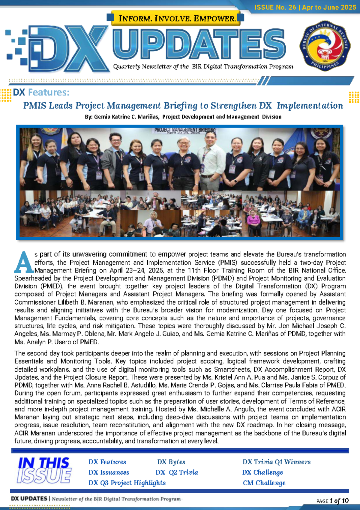 DX Updates: Issue No. 26 (Apr-Jun 2025) - Empowering Digital ...