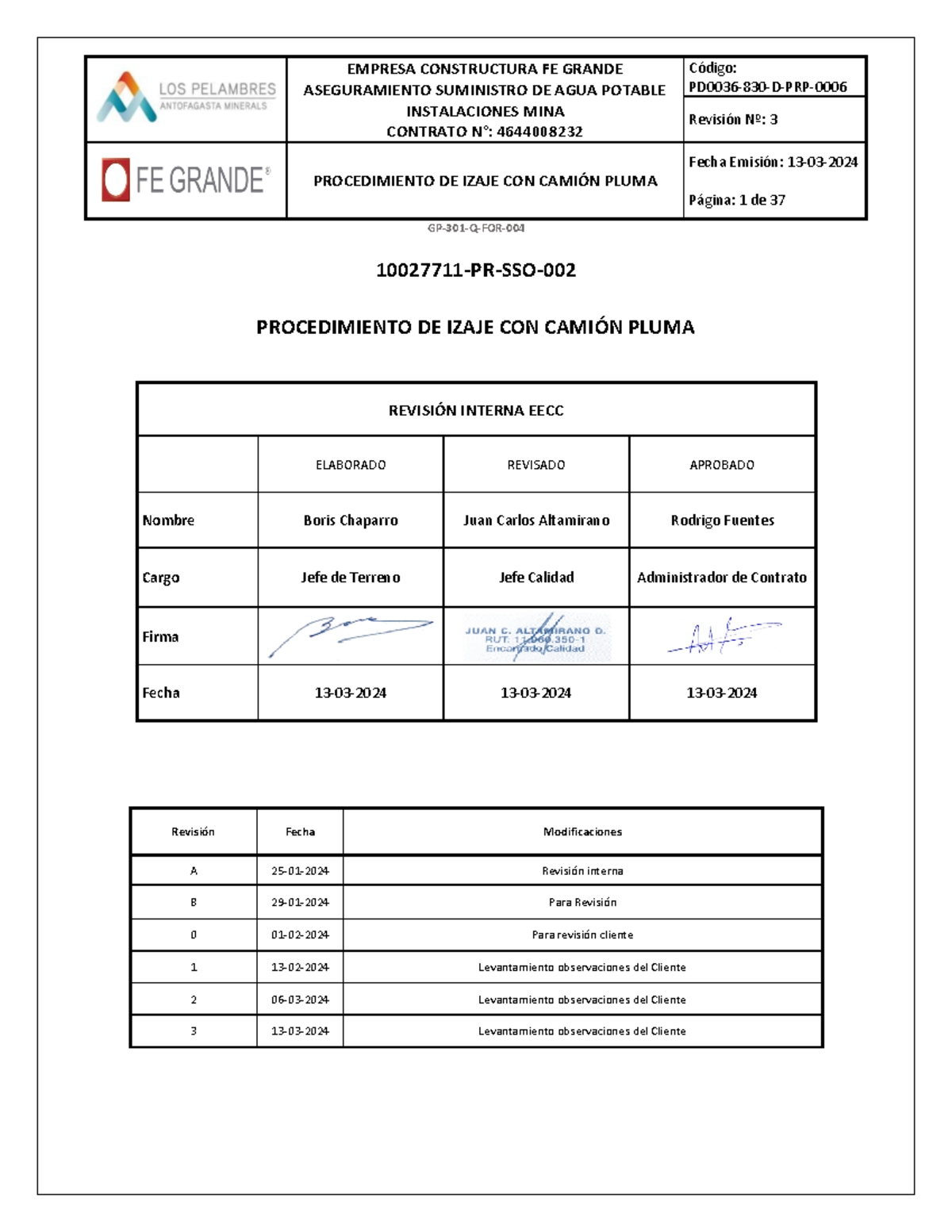 PD0036-830-D-PRP-0006 Izaje con Camion Pluma rev - EMPRESA CONSTRUCTURA ...
