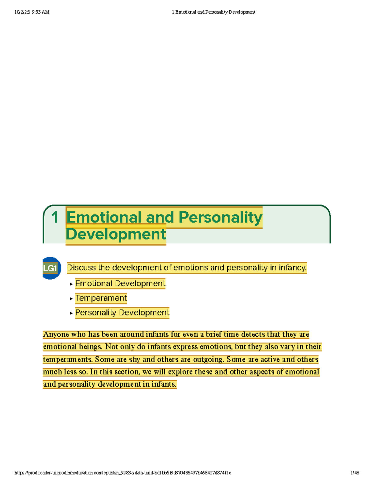 Emotional and Personality Development in Infants: Milestones and ...