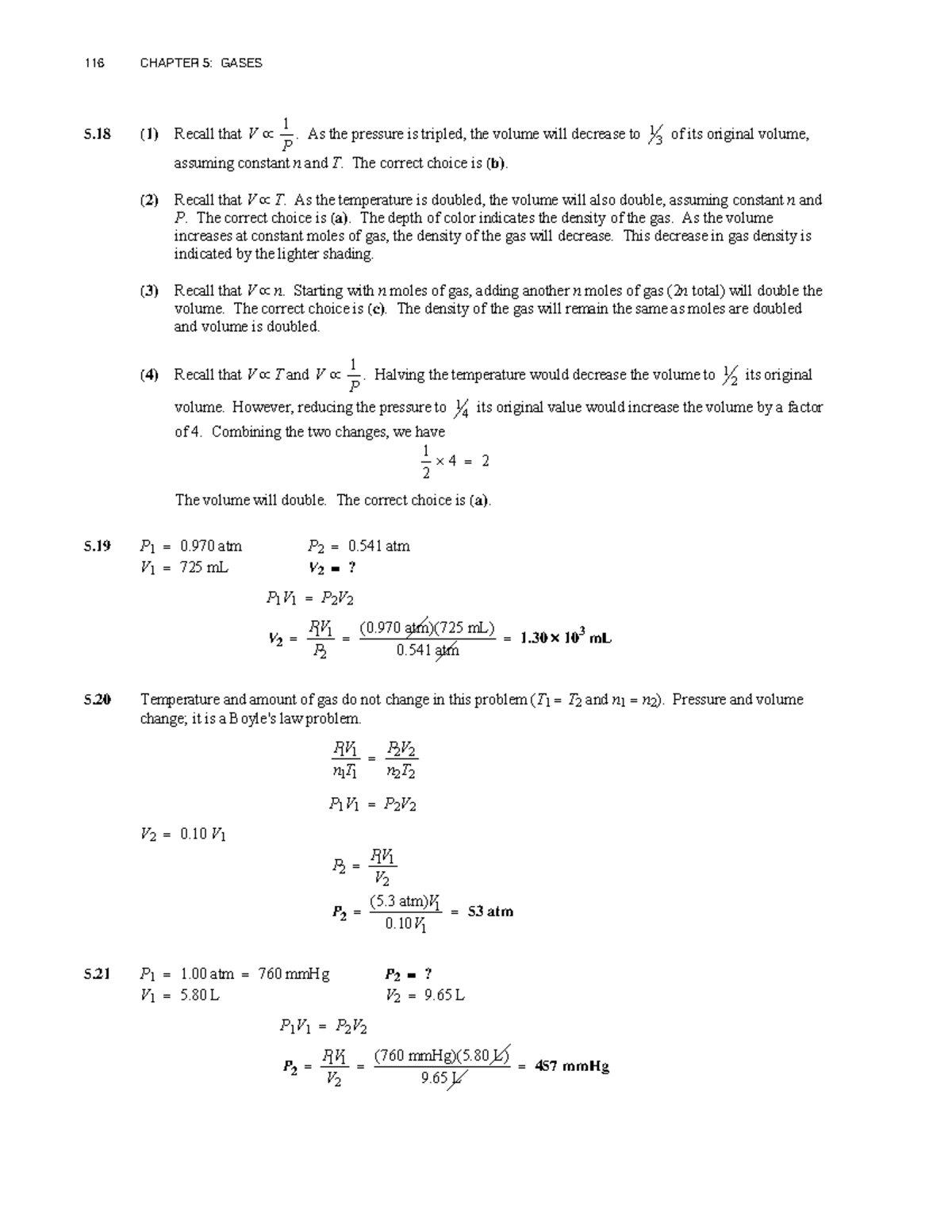 116 CHEMISTRY CH 5: GASES SOLUTIONS & EXAMPLES - Studocu