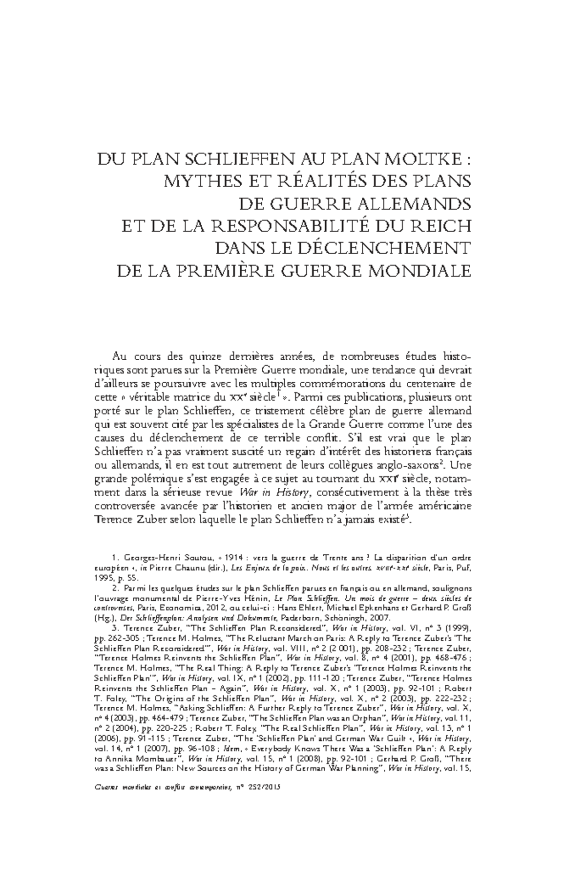 PUF 29 nov. 2013 - Du Plan Schlieffen au Plan Moltke : Mythes et ...