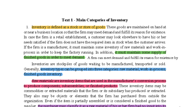 Week 4 (HW) - Inventory Management & Procurement Logistics - Studocu