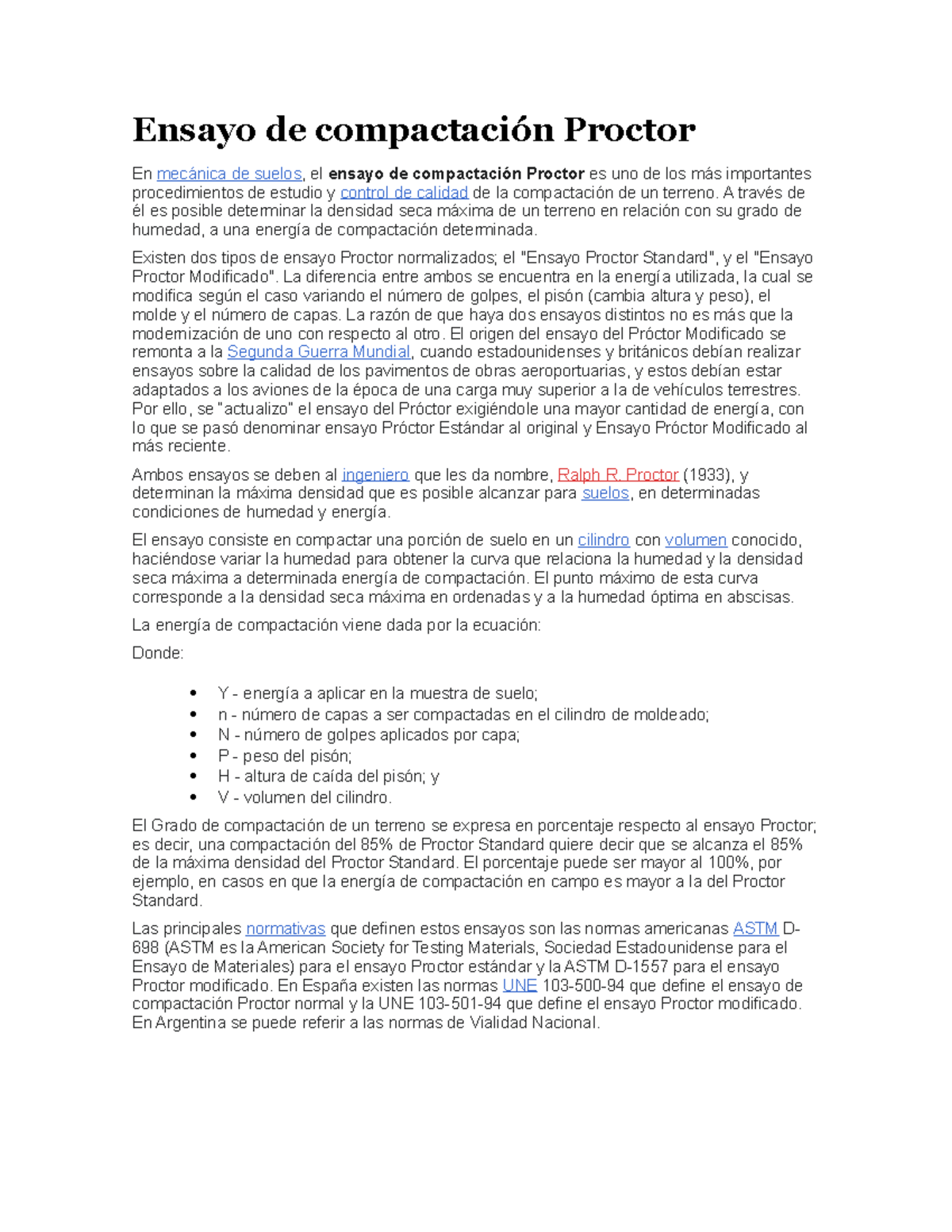 Ensayo de Compactación Proctor en Mecánica de Suelos: Análisis y ...