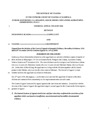 Evidence Act Cap 8 - Uganda Evidence Act Chapter 8 Legislation as at 31 ...