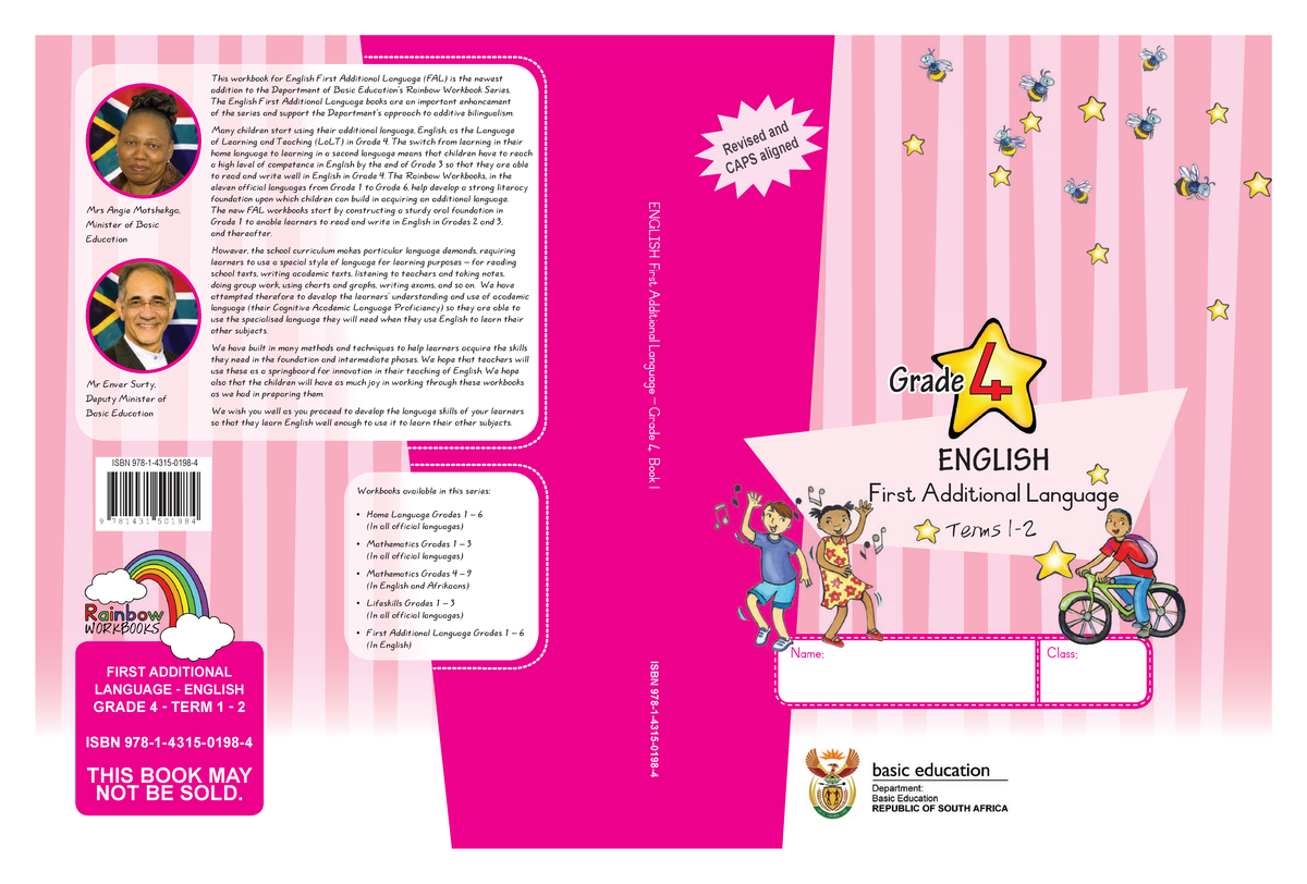 Grade 4 FAL Workbook: English Language Activities & Curriculum Guide ...