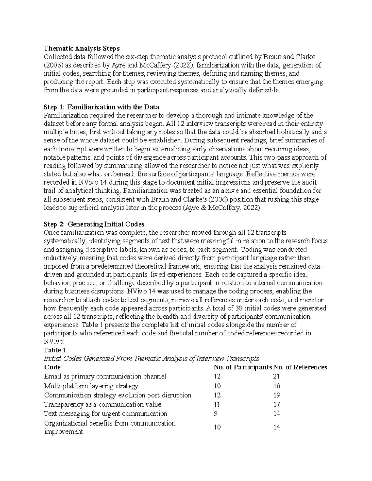 Thematic Analysis Steps: A Comprehensive Guide to Braun & Clarke's ...